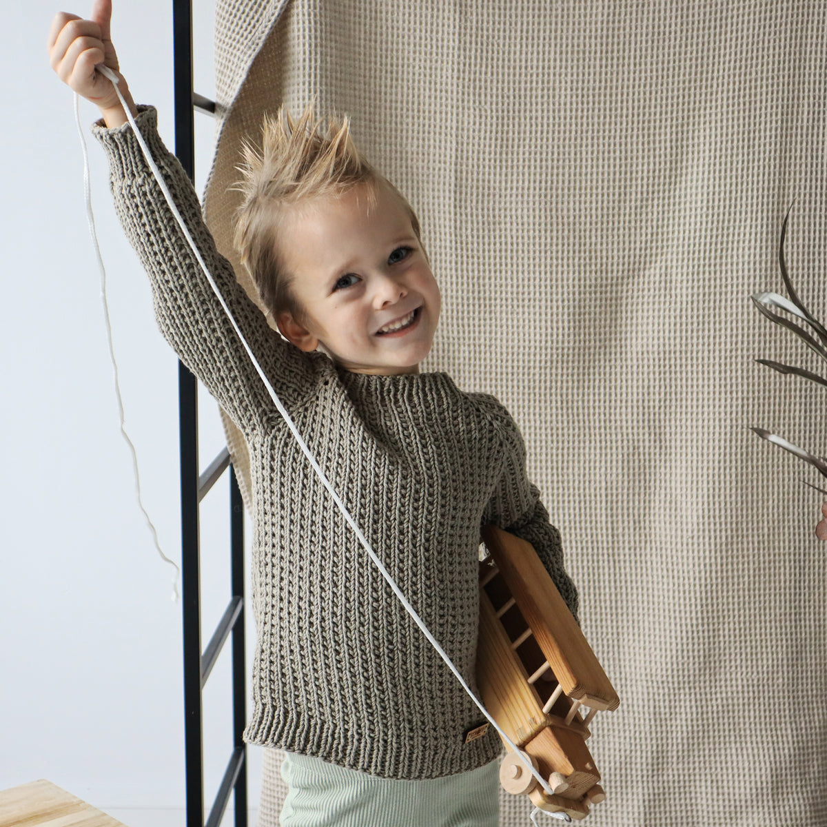 Ynja bómullarpeysa – STROFF